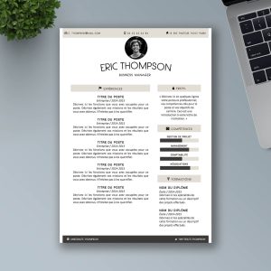 Modèle de CV 2021 à télécharger - CV Word / PowerPoint | Mon Beau CV