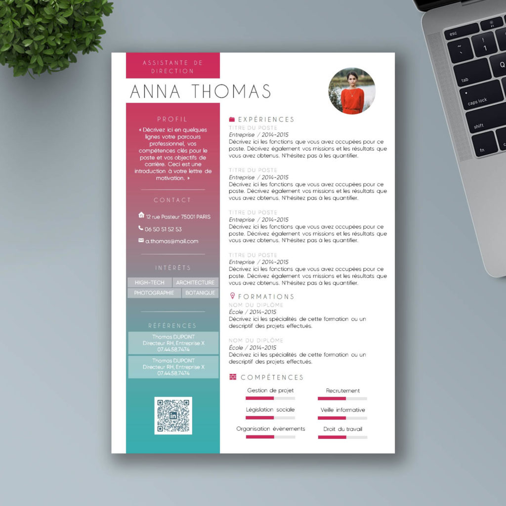 CV Original à Télécharger | Modèle CV Word - Mon Beau CV