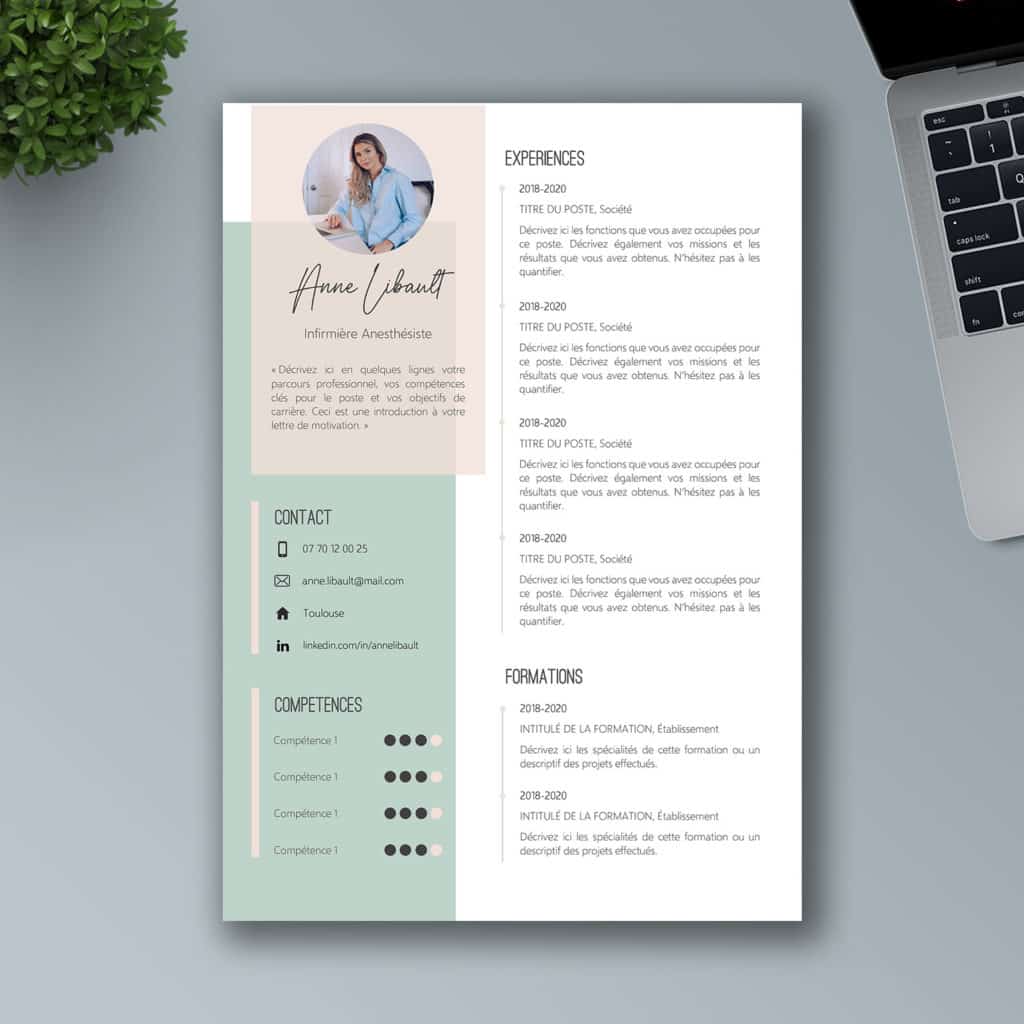Modele de CV en ligne à télécharger - Word / PowerPoint - Mon Beau CV